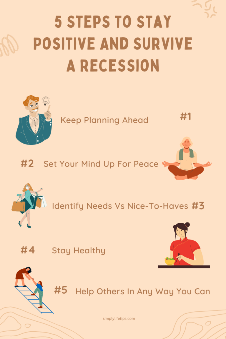 How To Survive A Recession? 5 Steps To Stay Positive