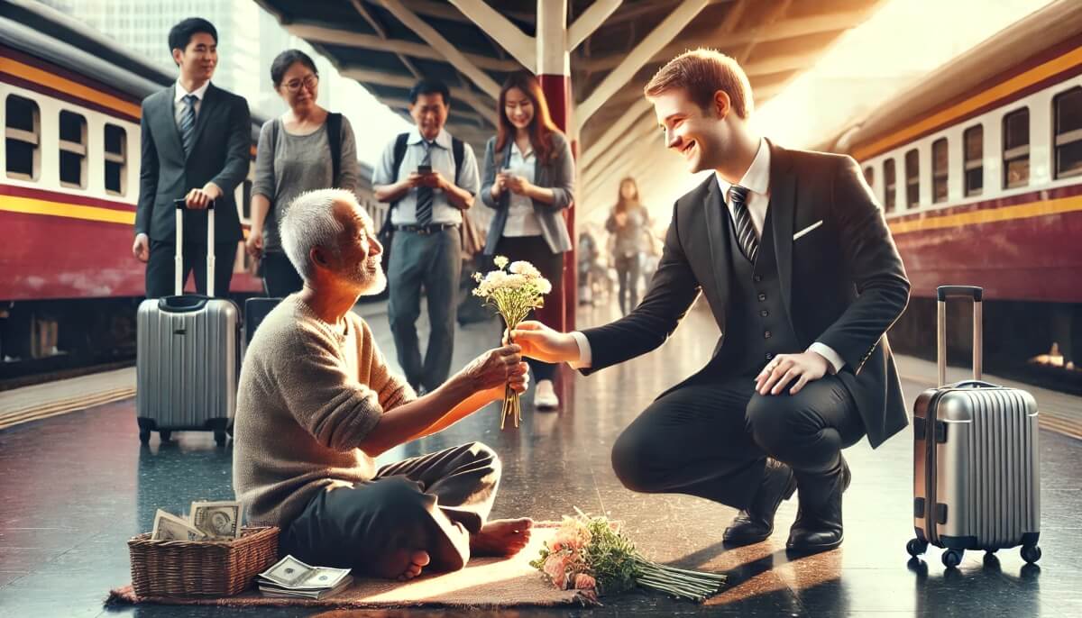 The Beggar And The Businessman: A Moral Story