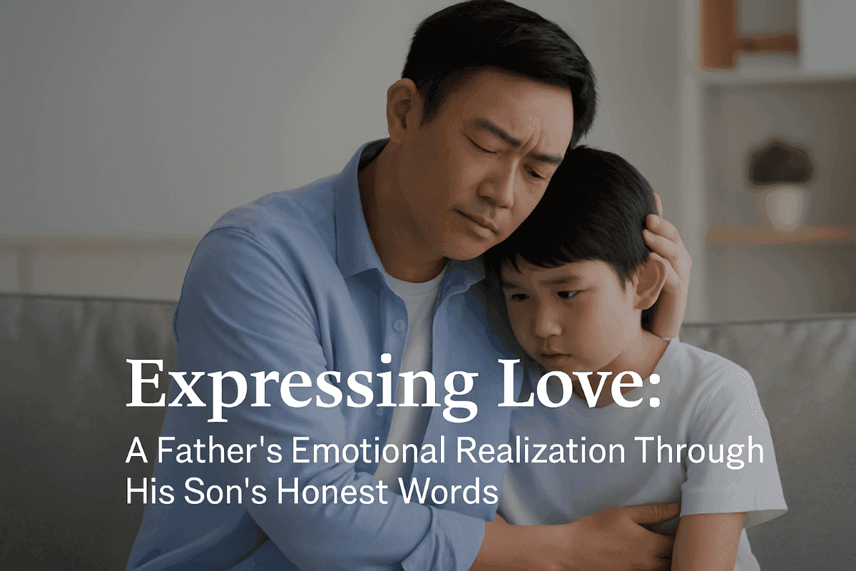 Expressing Love: A Father’s Emotional Realisation Through His Son’s ...