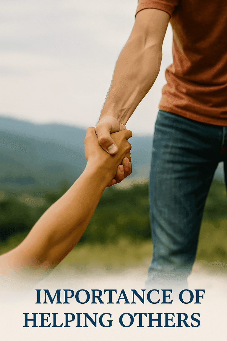 Importance Of Helping Others: A Core Human Strength