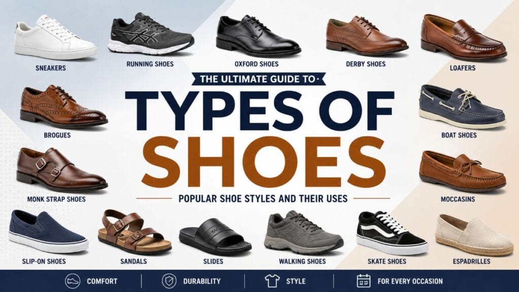 Types Of Shoes | 15 Popular Shoe Styles Explained